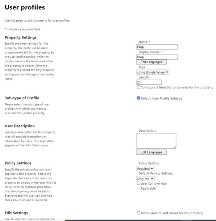 Creating Custom Properties In User Profiles In Sharepoint Online Republic Of Developers